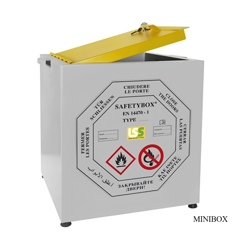 Tủ an toàn chống cháy SAFETYBOX® MINIBOX – T.H.M SCITECH Co., Ltd